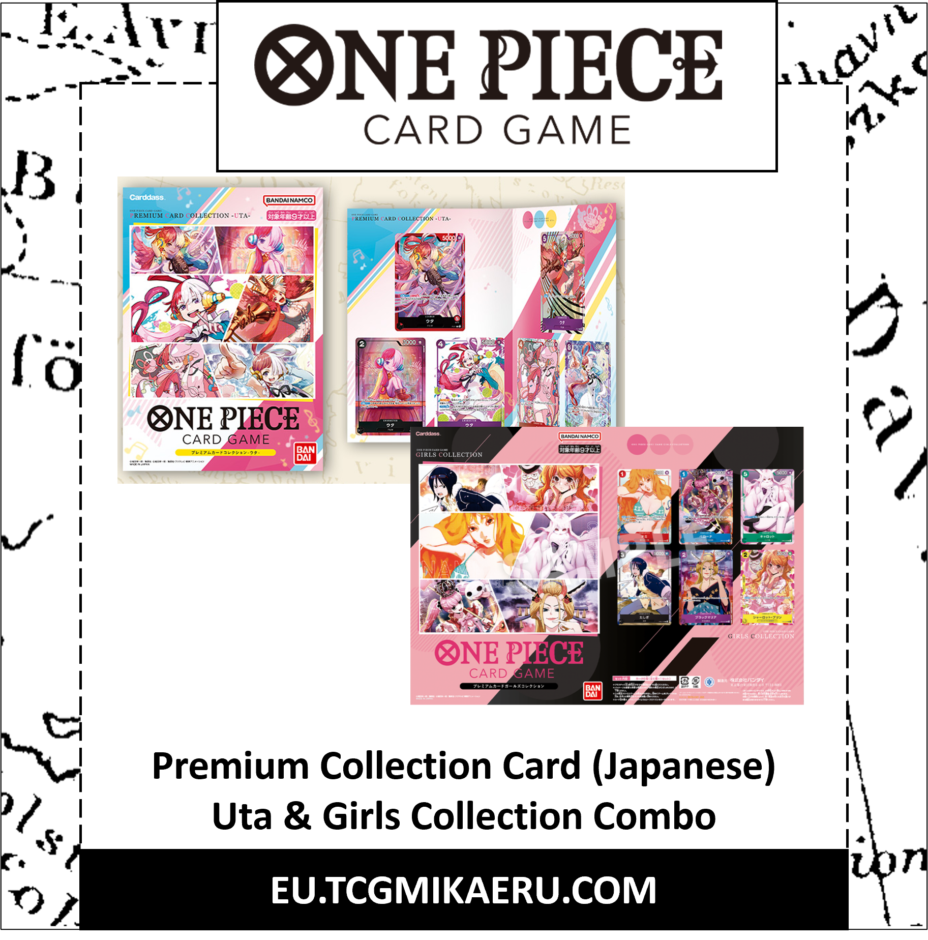 [OP JPN] Premium Card Collection - Uta & Girls Collection Combo Japane ...